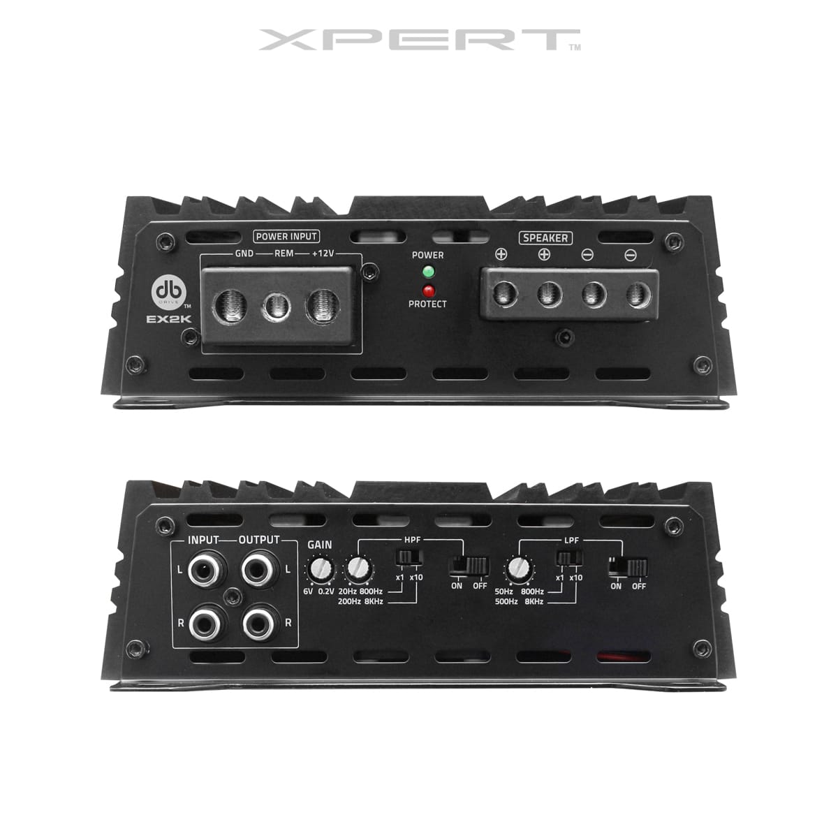Xpert EX2K Full Range Class D Mono Power Sports Amplifier