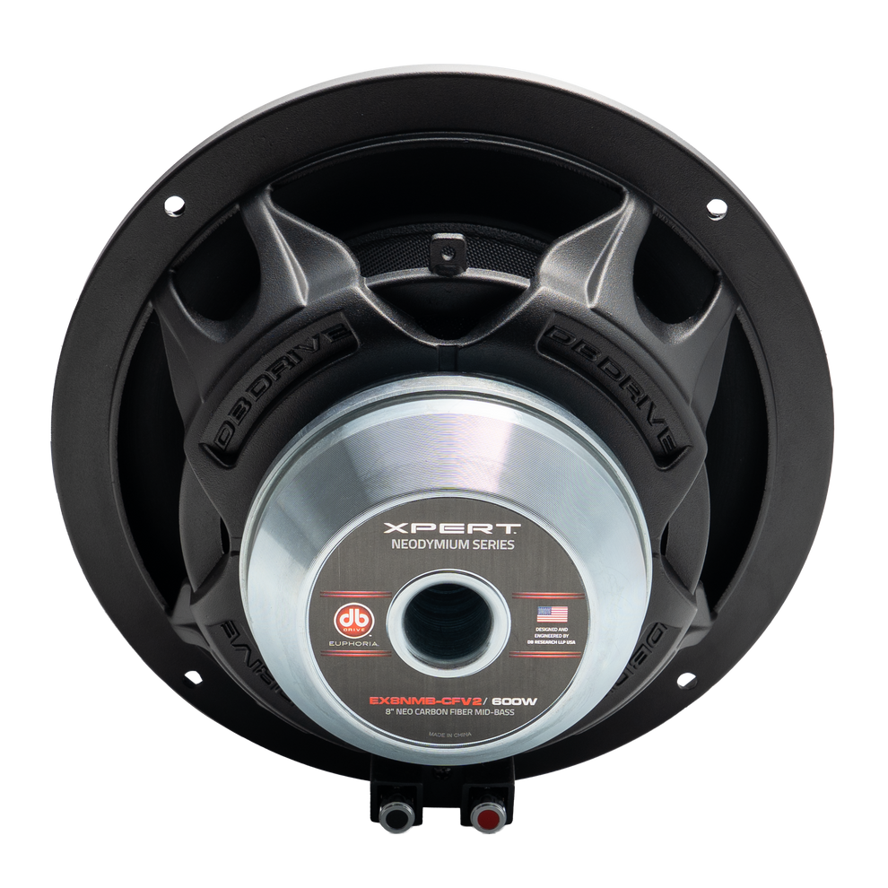 Xpert EX8NMB-CFV2 8 in. Carbon Fiber MidBass Single Speaker
