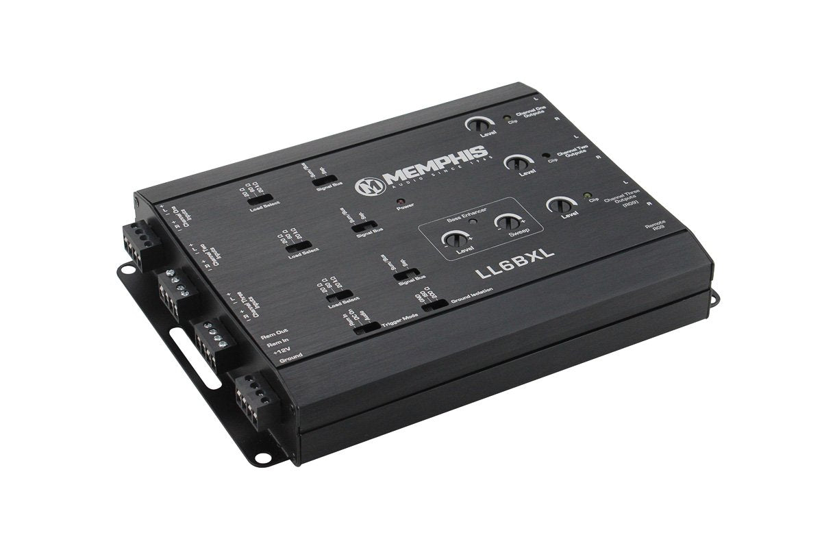 Memphis Audio LL6BXL 6-Channel Line Output Converter | Bass Enhancer